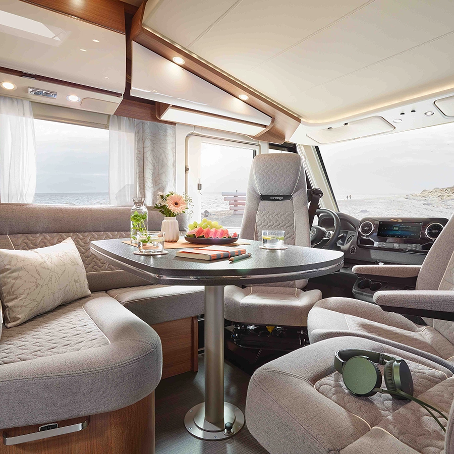 Carthago C2-tourer as an A-class motorhome from 3.5t to 4.5t